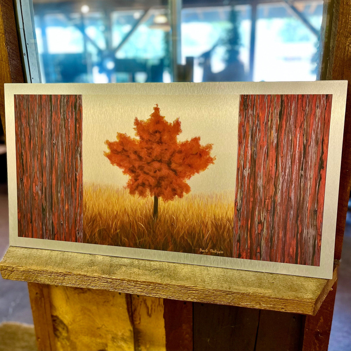 Barb Metal Canadian Flag – The Muskoka Store